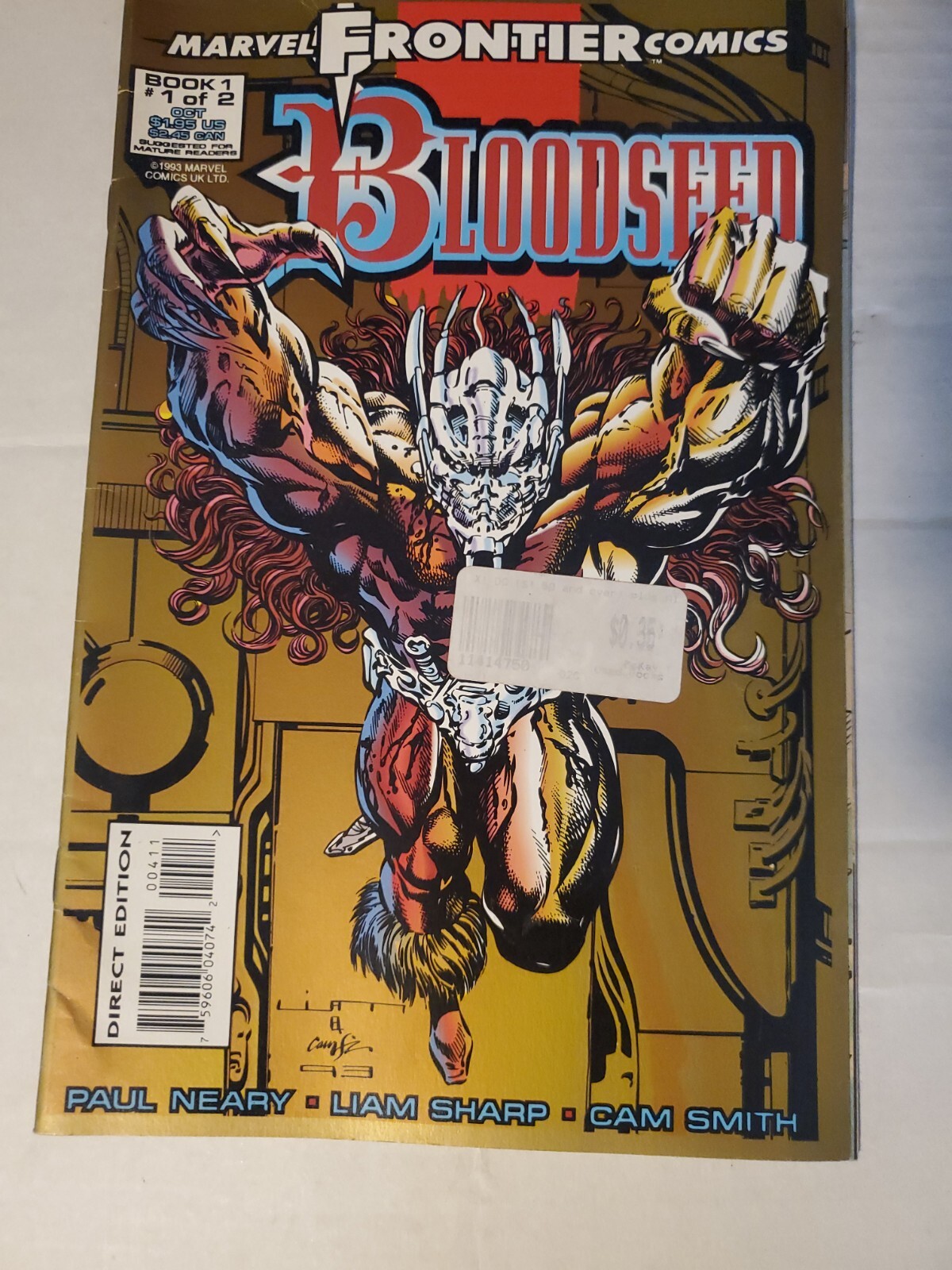 BLOODSEED #1 FIRST APPEARANCE MARVEL FRONTIER COMIC 1993 - MINT - | eBay