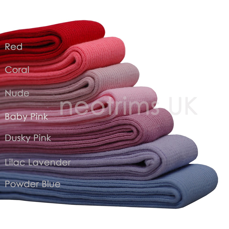 Rib Knit Cuffs Pair,Tubular Ribbing Seamless Cuffing Fabric ReVamp ...