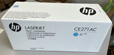 HP Genuine 650A CE271A Cyan Toner Print Cartridge CP 5520 5525 M750 ...