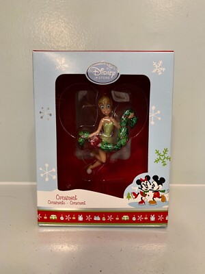 Walt Disney Store Tinker Bell Christmas Ornament Mistletoe Peter Pan ...