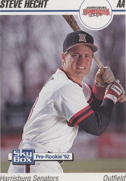 1992 SkyBox Pre-Rookie - Harrisburg Senators Steve Hecht #282 (RC) for ...