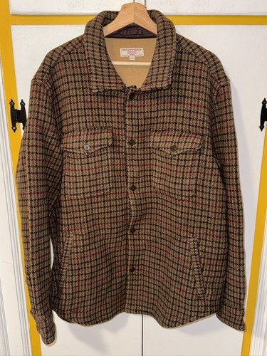 J Crew Wallace & Barnes Double-Cloth Wool-Blend Shirt Jacket Size Large ...