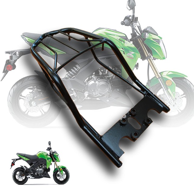 BLACK REAR LUGGAGE RACK CARCO COVER FOR KAWASAKI Z125 PRO for sale ...