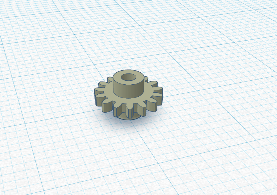 Replacement for split/cracked N scale Bachmann DD40AX train gear, 15T ...