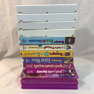Barney VHS Lot Of 12 Vintage Barney & | Grelly USA