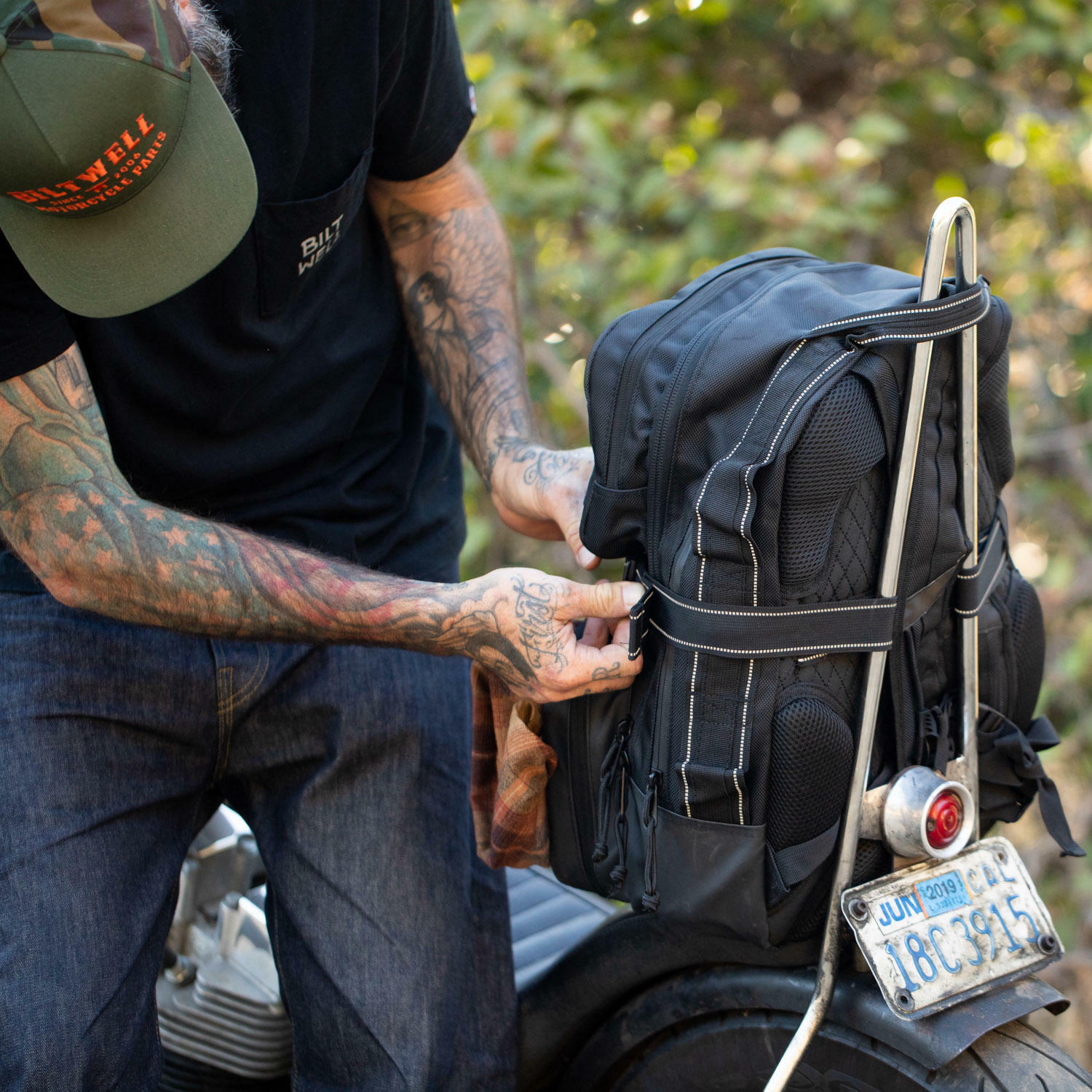 BILTWELL EXFIL-48 BACKPACK TRAVEL LUGGAGE IN BLACK (3007-01) **BRAND ...