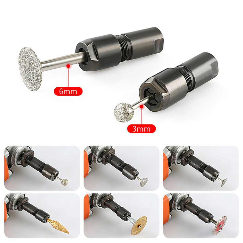 3/6mm Angle Grinder to Straight Grinder Chuck for 100-type Angle ...