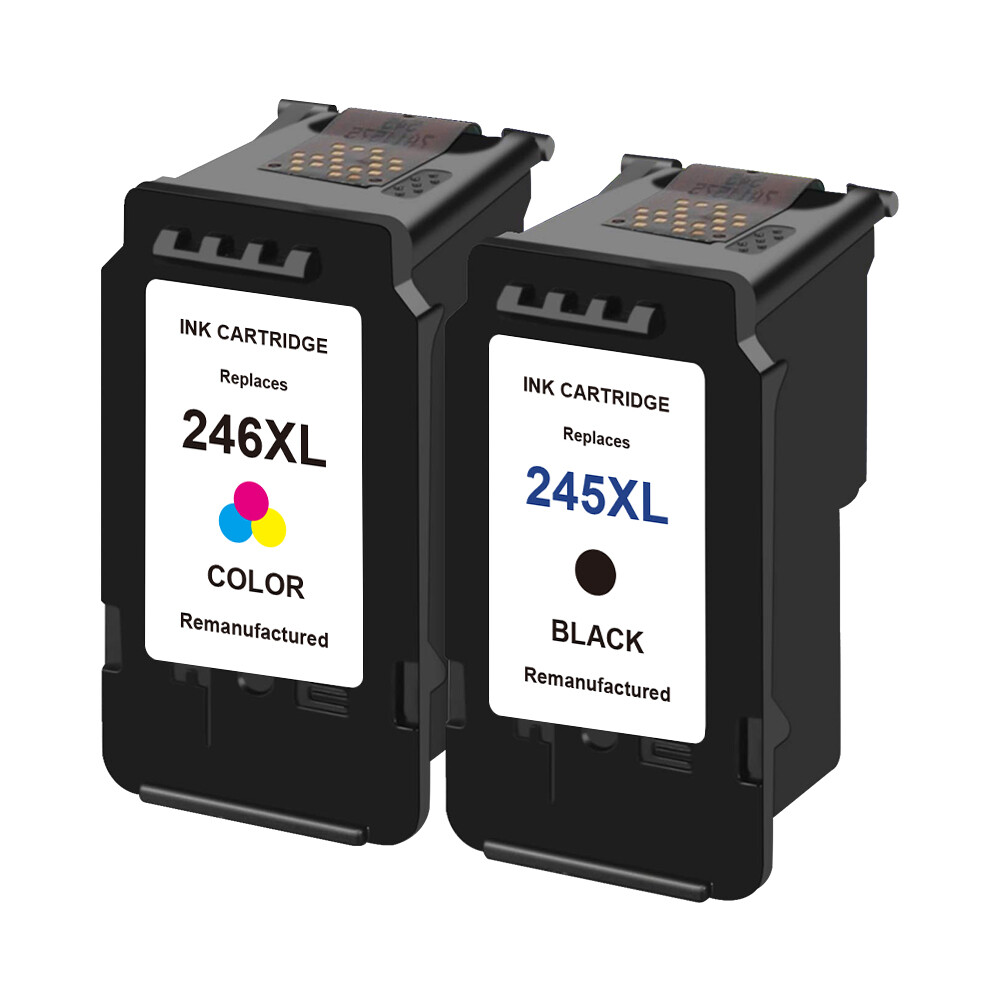Black PG-245 XL & Color CL-246 XL Ink Cartridge For Canon PIXMA MG2522 ...