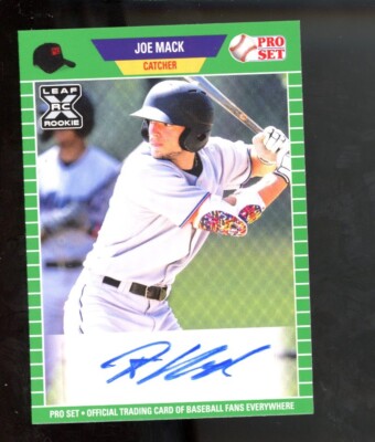 2021 Leaf PRO SET JOE MACK ROOKIE XRC GREEN AUTO Marlins #PS-JM1 | eBay