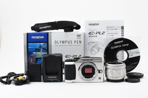 Olympus Pen E-Pl2 Lens Set Mirrorless Single-Lens Camera 1098 With Box ...