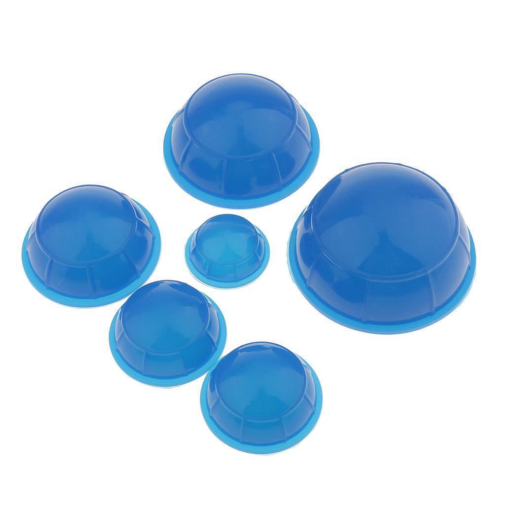 12 Cellulite Silicone Vacuum Suction Cups Body Massage Cupping Set ...