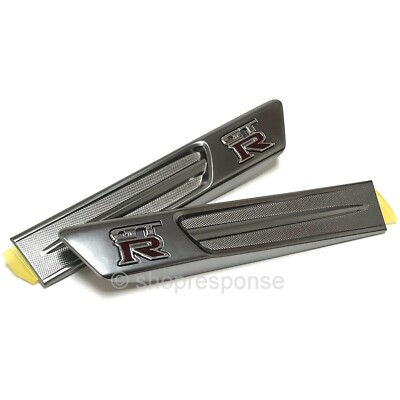 OEM Nissan 07-13 GT-R R35 Front Fender Side GTR Emblems Set Left ...