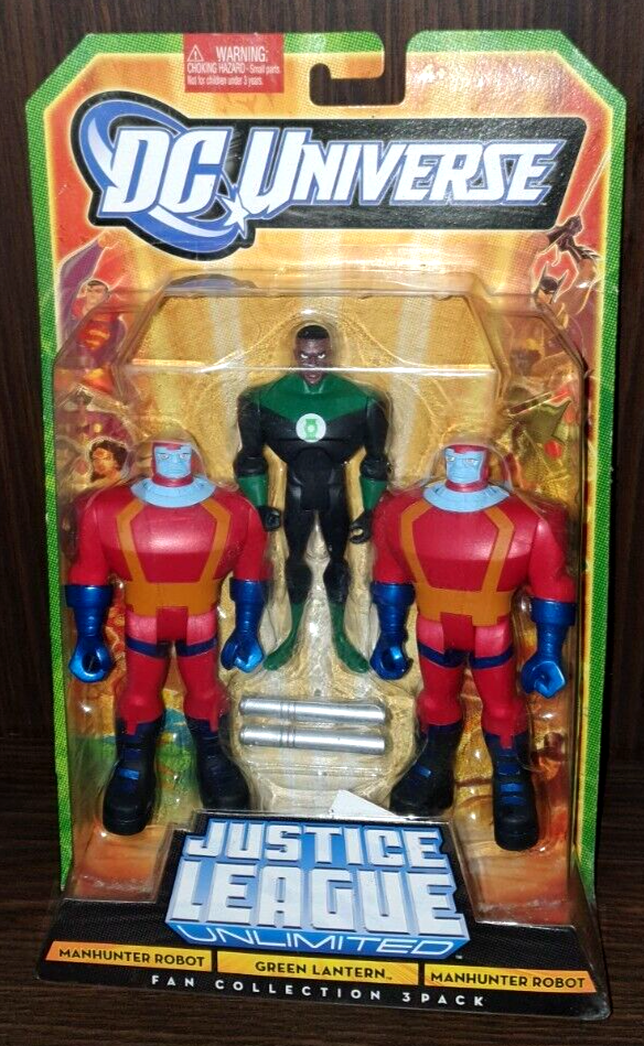 Manhunter Robot Green Lantern 3-Pack Justice League Unlimited DC ...