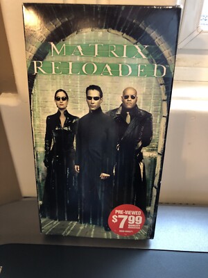 Matrix Reloaded VHS 2003 Keanu Reeves | eBay