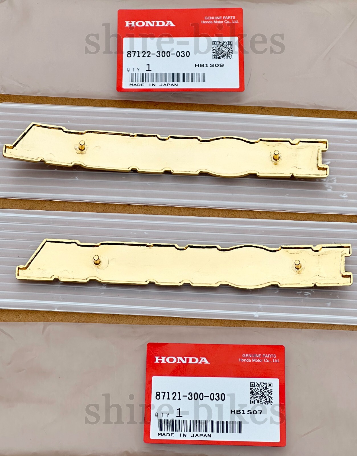 NEW Genuine Honda Tank Badges (Pair) CB500 FOUR K0 K1 K2 CB550 K1 K2 ...