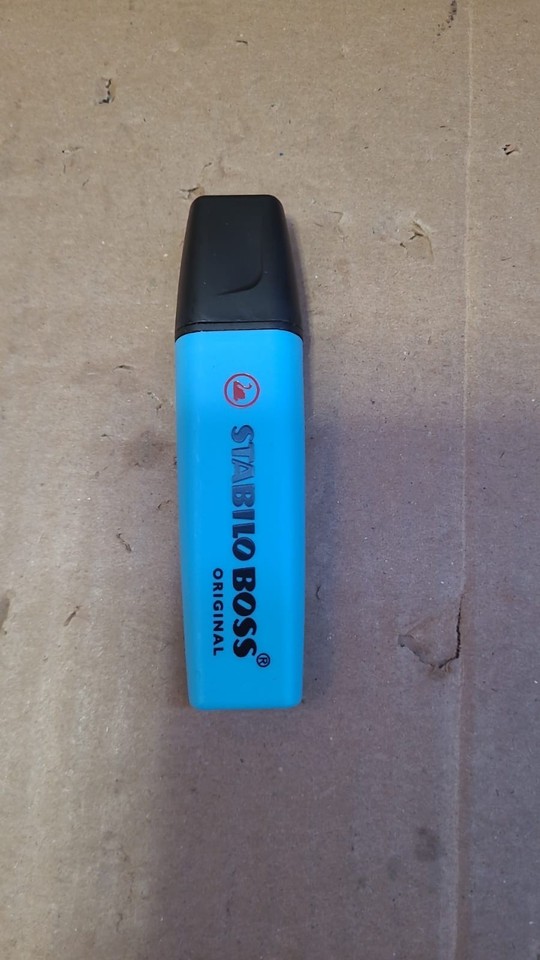 STABILO BOSS ORIGINAL - Highlighter - Pack of 10 - Blue | eBay UK