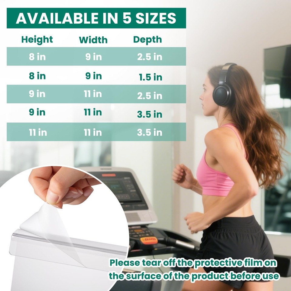 Treadmill Book Holder, Clear Acrylic Reading Rack for Treadmill Rack ...