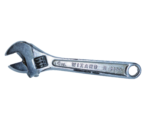 Vintage Wizard H 2400 4" Adjustable Wrench Forged Alloy USA | eBay