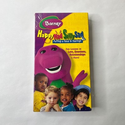 Barney - Happy, Mad, Silly, Sad VHS Tape 2003 Putting A Face to ...