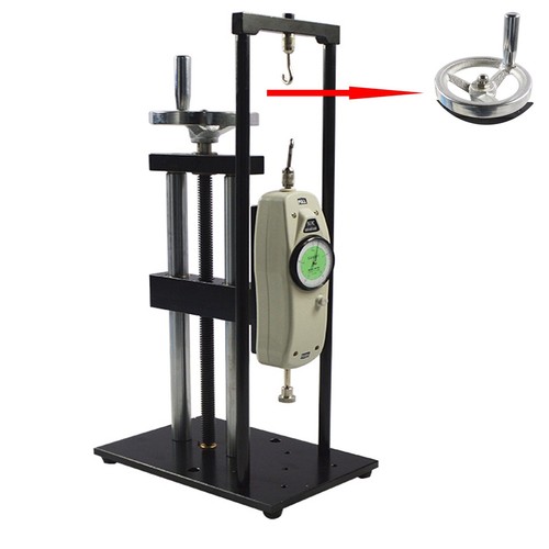 500N Manual Vertical Screw Test Stand with Push / Pull Force Gauge 0.4 ...