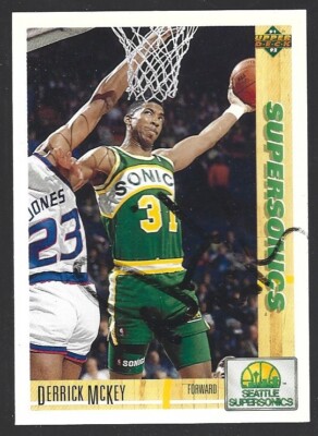 1991-92 Upper Deck #361 Derrick McKey IP autograph signed card | eBay
