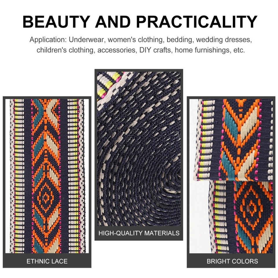 1Pc Ethnic Style Clothing Sewing Ribbon Useful Craft Ribbon DIY ...