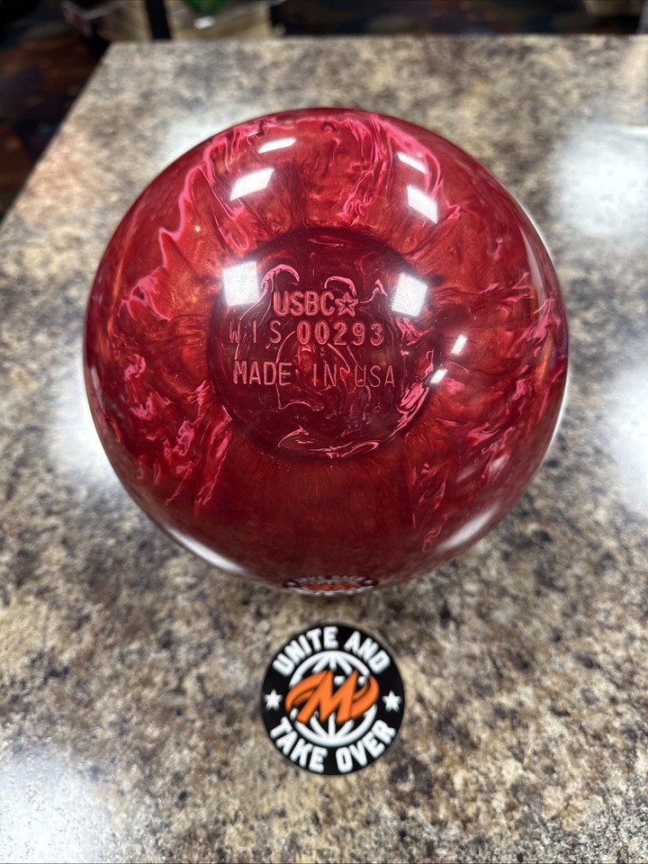 14lb NIB Motiv Primal Rage Evolution Red Pearl Bowling Ball NEW ...