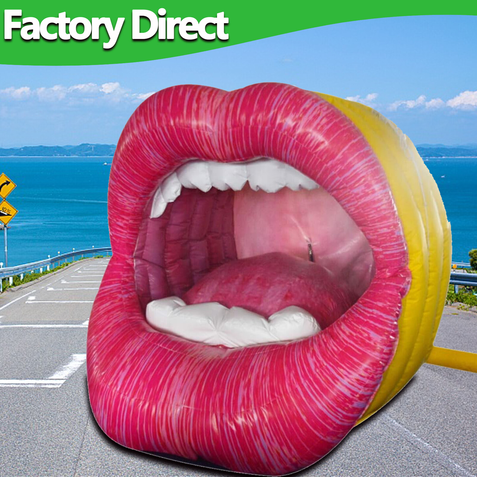 Large Inflatable Mouth Inflatable Lip for Stage Concert Party TV Show ...