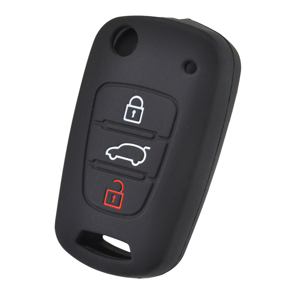 Silicone Key Fob Cover Remote Case For Kia Soul Venga Picanto Rio Ceed ...