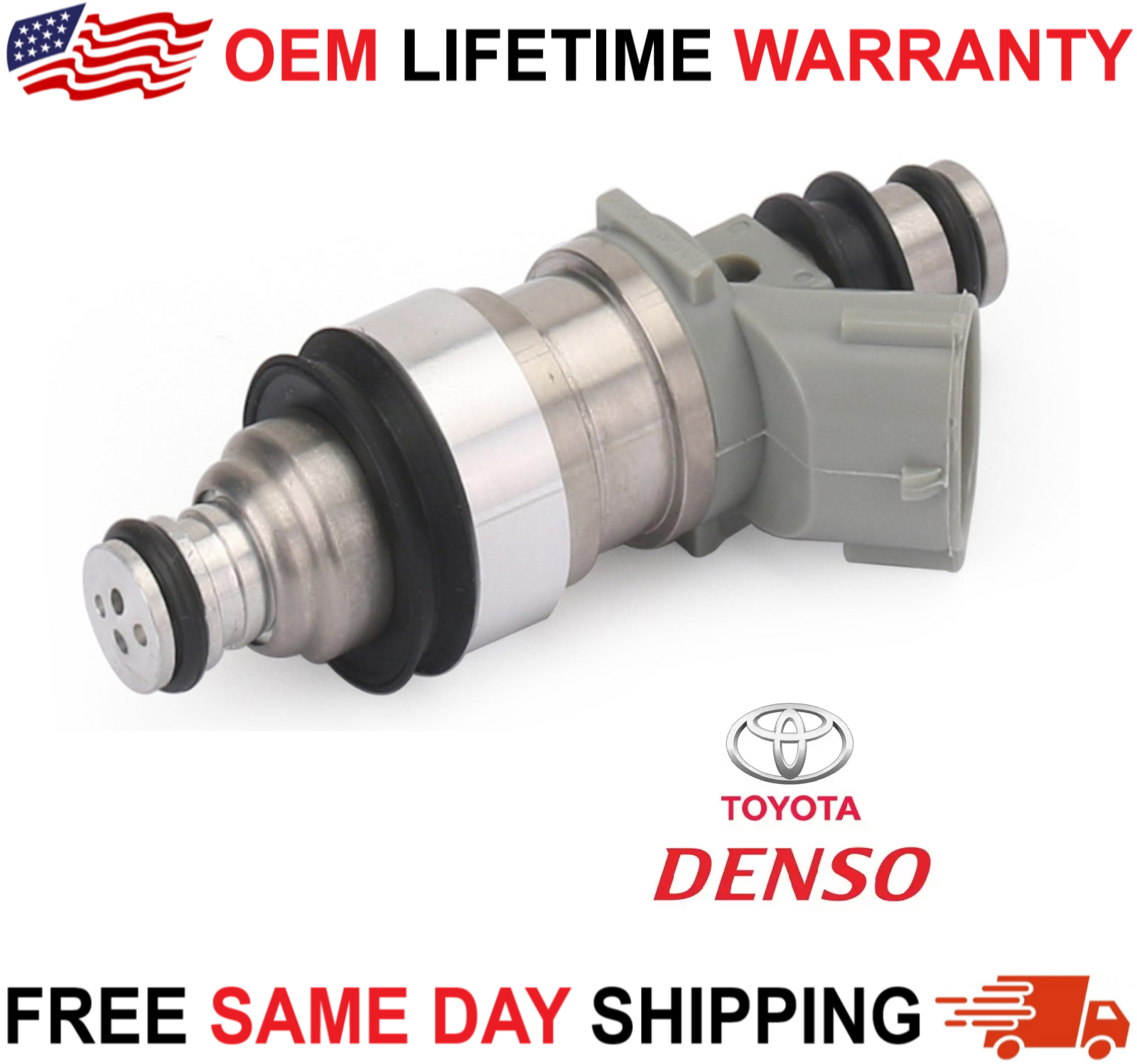 Genuine DENSO x6 Fuel Injectors for Toyota Tacoma 4Runner T100 Camry ...