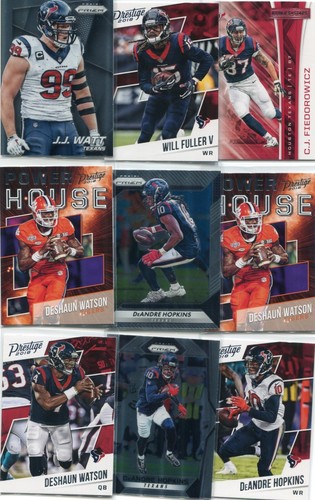 LOT (15) "ALL" HOUSTON TEXANS DONTA FOREMAN DESHAUN WATSON NFL FOOTBALL ...
