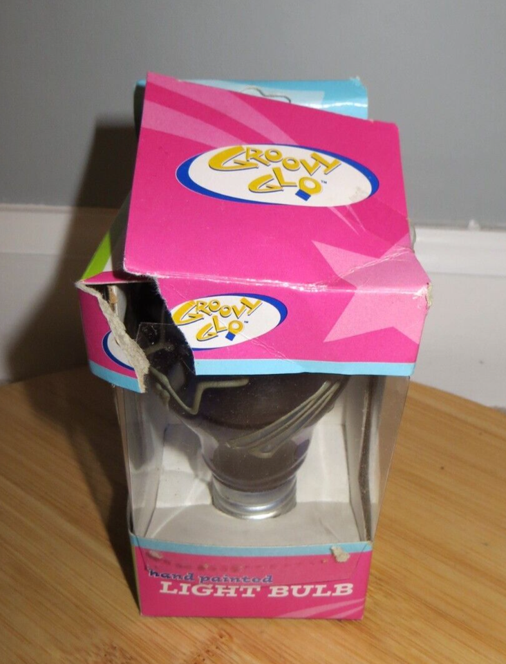 Vintage Groovy Glow Shooting Star Black Light 25 watt Bulb New In Box ...