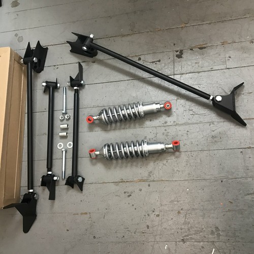 Triangulated Rear 4 link & Coilovers 36 1936 Ford Model 48 Convertible ...