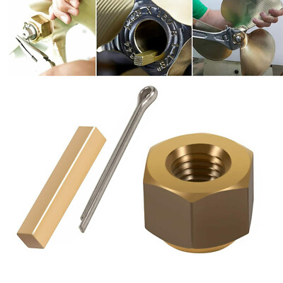 5008 Propellers Prop Nut Kit Brass 1" , 1-1/8" for Inboard Ski, Surf ...