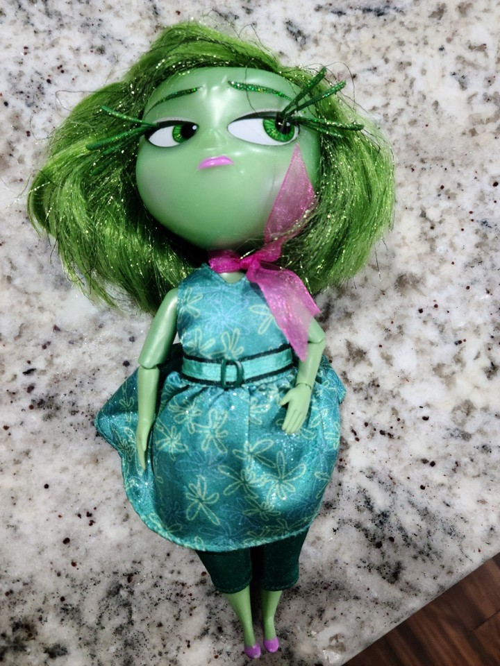 Disney Inside Out Disgust Talking Doll 9.5" – Works! Light-Up | Pixar ...