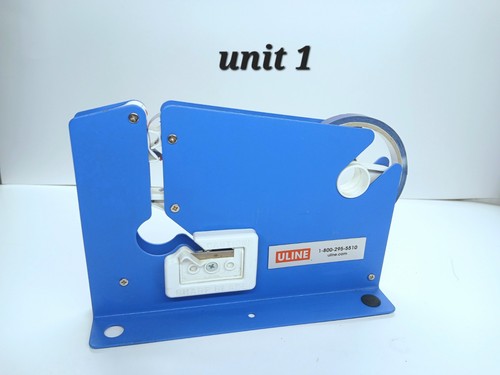 Uline Bag Sealer & Cutter Model H-167 Bagging Machine Tape dispenser 3/ ...