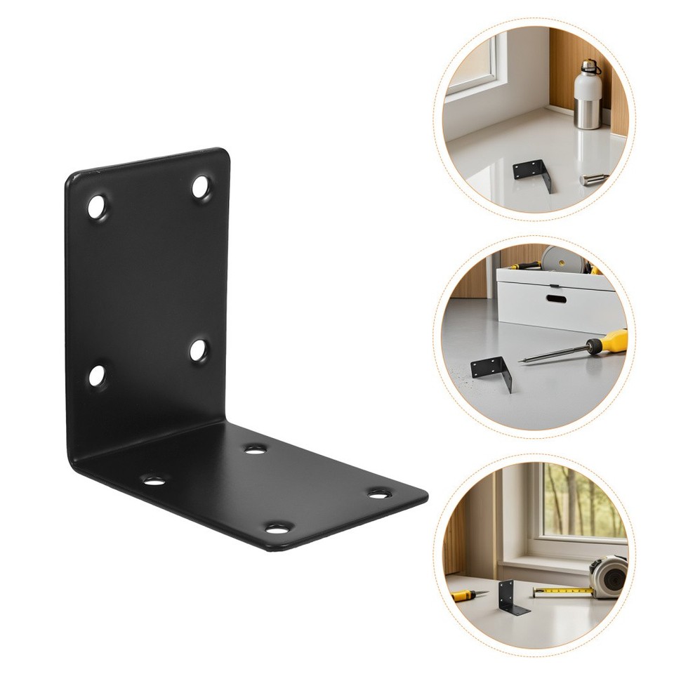 6 Pcs Furniture Corner Connector Bracket Heavy Duty Wood Framing ...