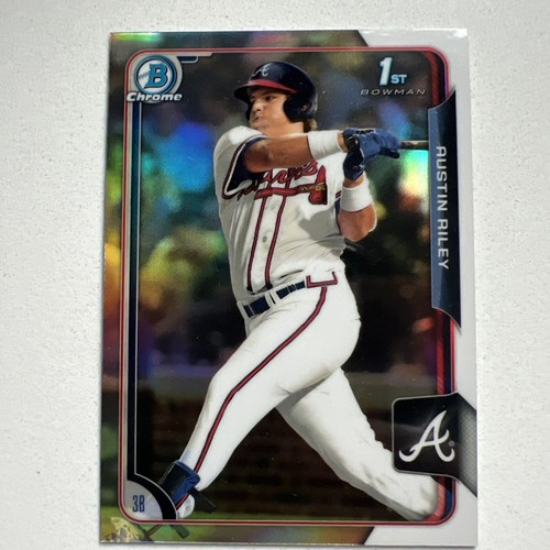 Austin Riley 2015 Bowman Chrome 1st Refractor Prospect RC Rookie #157 ...