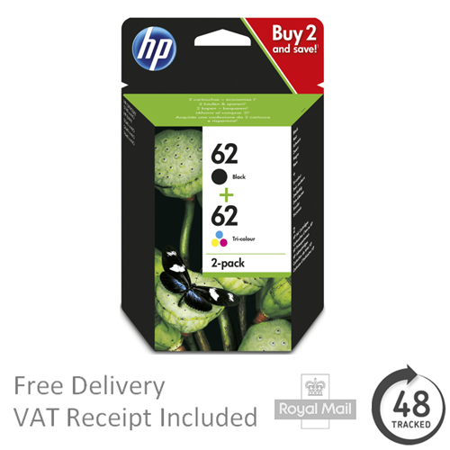 Original HP 62 Black & Colour Ink Cartridges for HP Printers | eBay