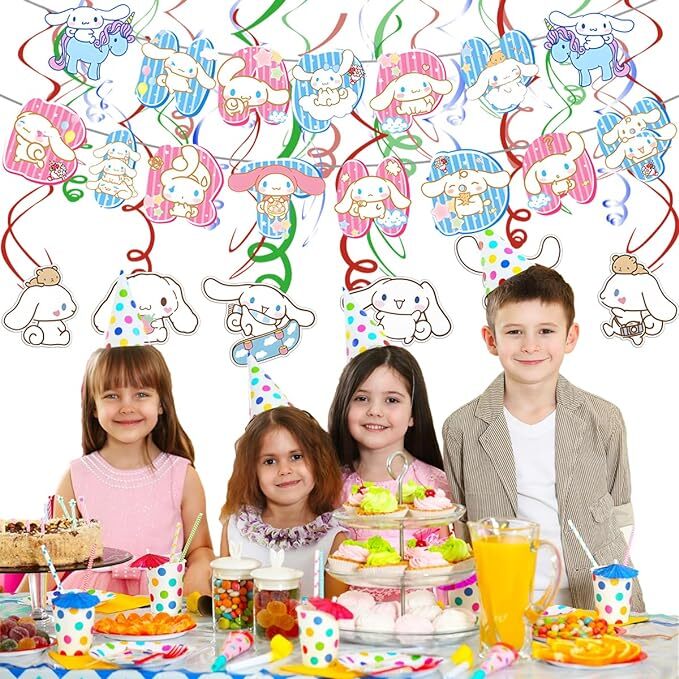 Cinnamoroll Sanrio Party Supplies Balloons Kids Birthday Tableware ...
