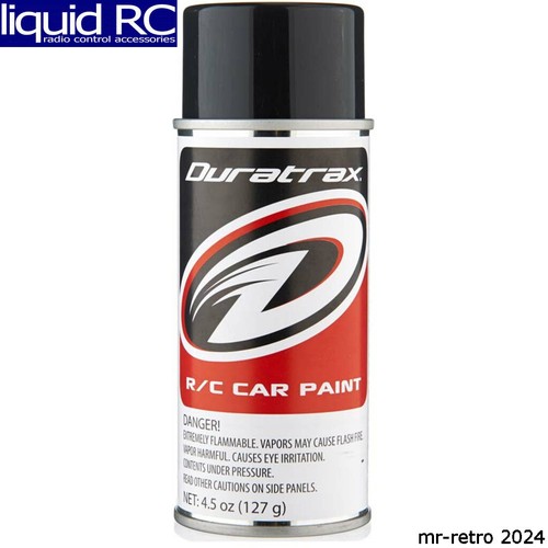 Duratrax R4291 Polycarb Spray Black Base Cover Coat 4.5oz | eBay