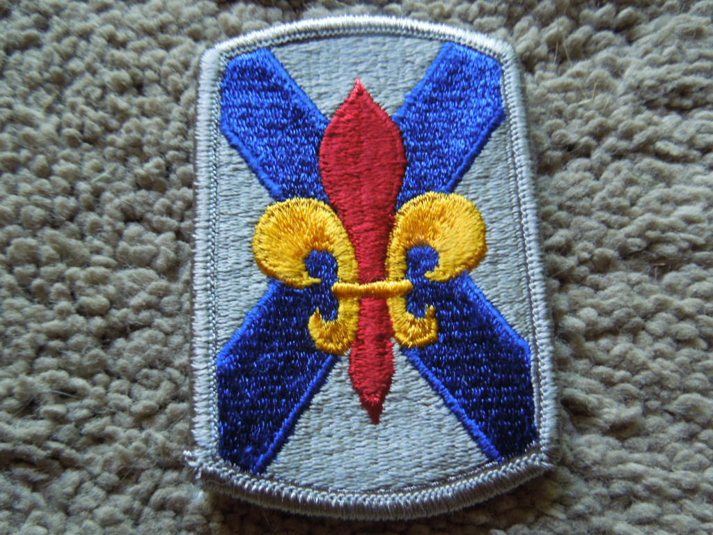 5 USGI Military Issue Woven US. Army Shoulder Patches 256th Infantry ...