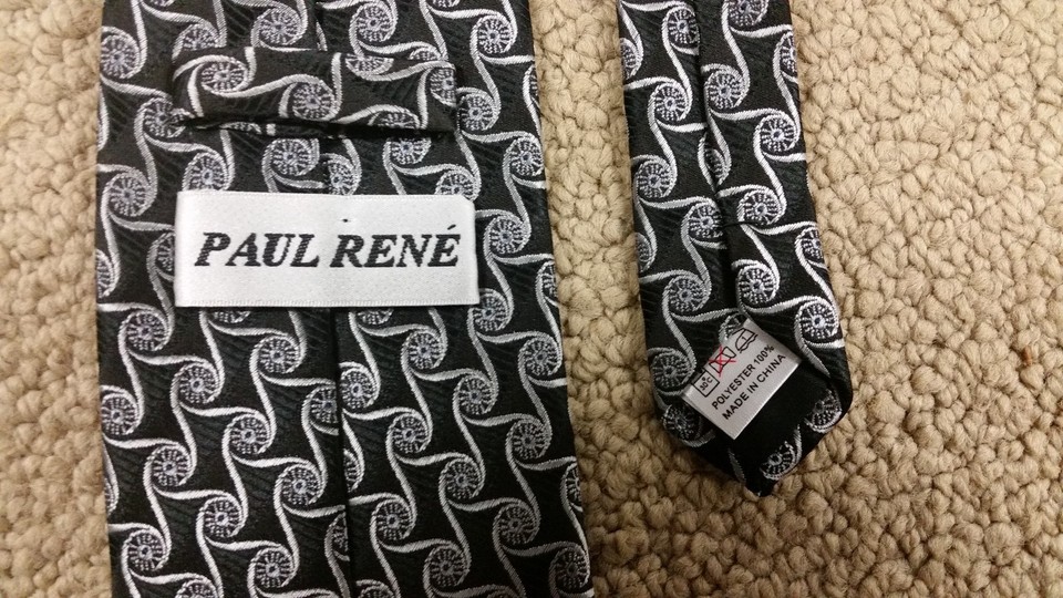 Paul Rene Men's 100% Poly Necktie (T4/B8) | eBay