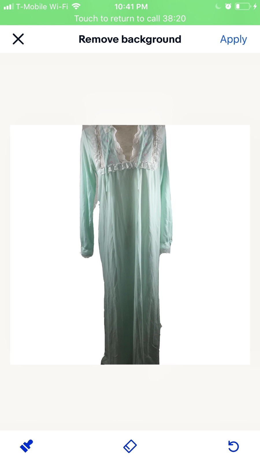 Victorian Bridal Boudoir Peignoir Gown Maxi Ivory Ny… - Gem