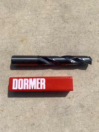 Dormer Carbide Tialn Coated DIN6537L Oil Coolant Feed Drill R453 19 ...