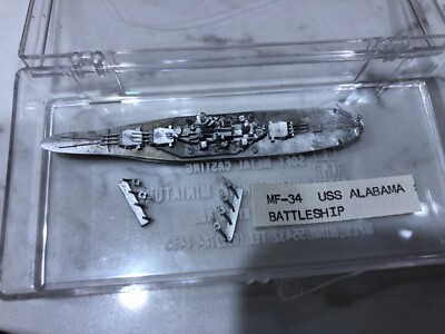 C in C Soft Metal Miniatures MF-34 WWII USS Alabama Waterline model 1/ ...