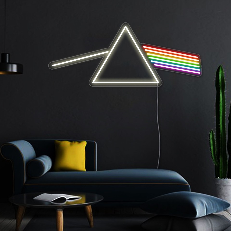 Music neon sign- LED Pink Floyd Neon Light，pink Floyd Fecor for Living ...