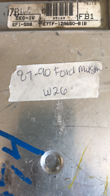 1987-1990 Ford Mustang ecm ecu computer E7TF-12A650-B1B | eBay