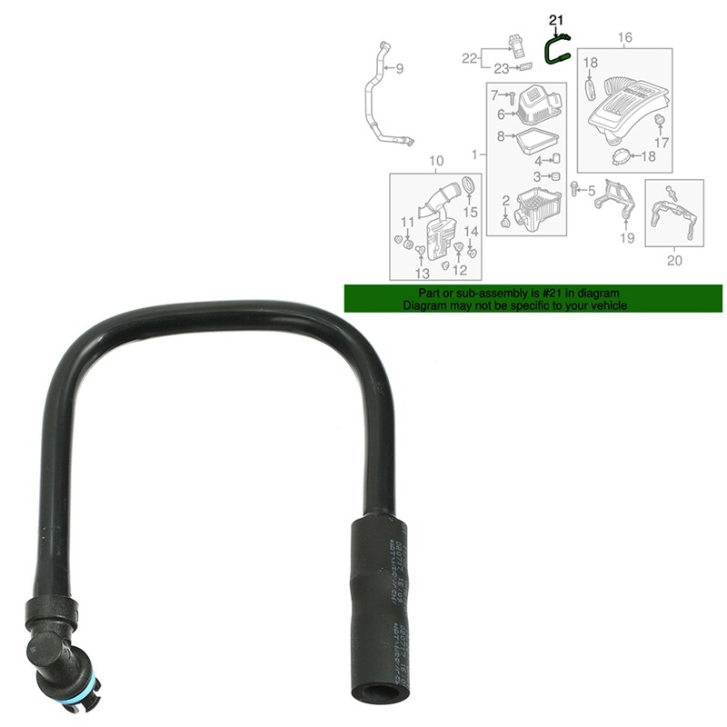 Car Crankcase Ventilation PCV Hose Tube for Captiva Terrain 12619363 ...