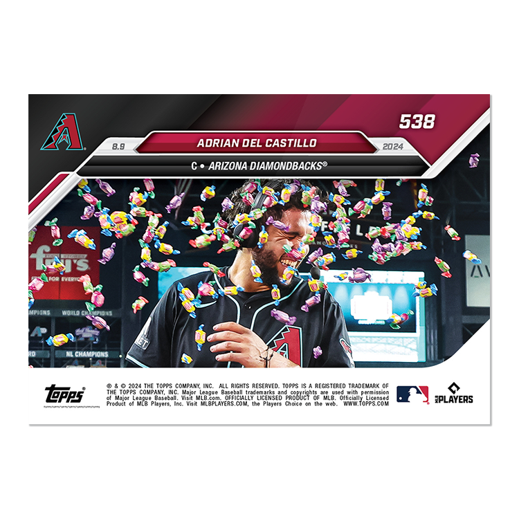 Adrian Del Castillo - 2024 MLB TOPPS NOW Card 538 CALL-UP - 1st HR | eBay